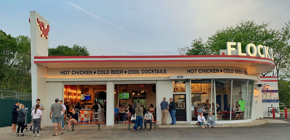 Nashville Hot Chicken, Cold Beer & Cool Cocktails | Flock Shop - Chicken Restaurant in SC ...